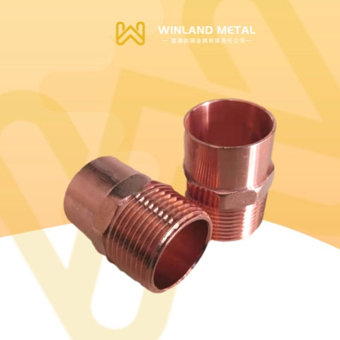 Copper Male Adapter | Winland Metal